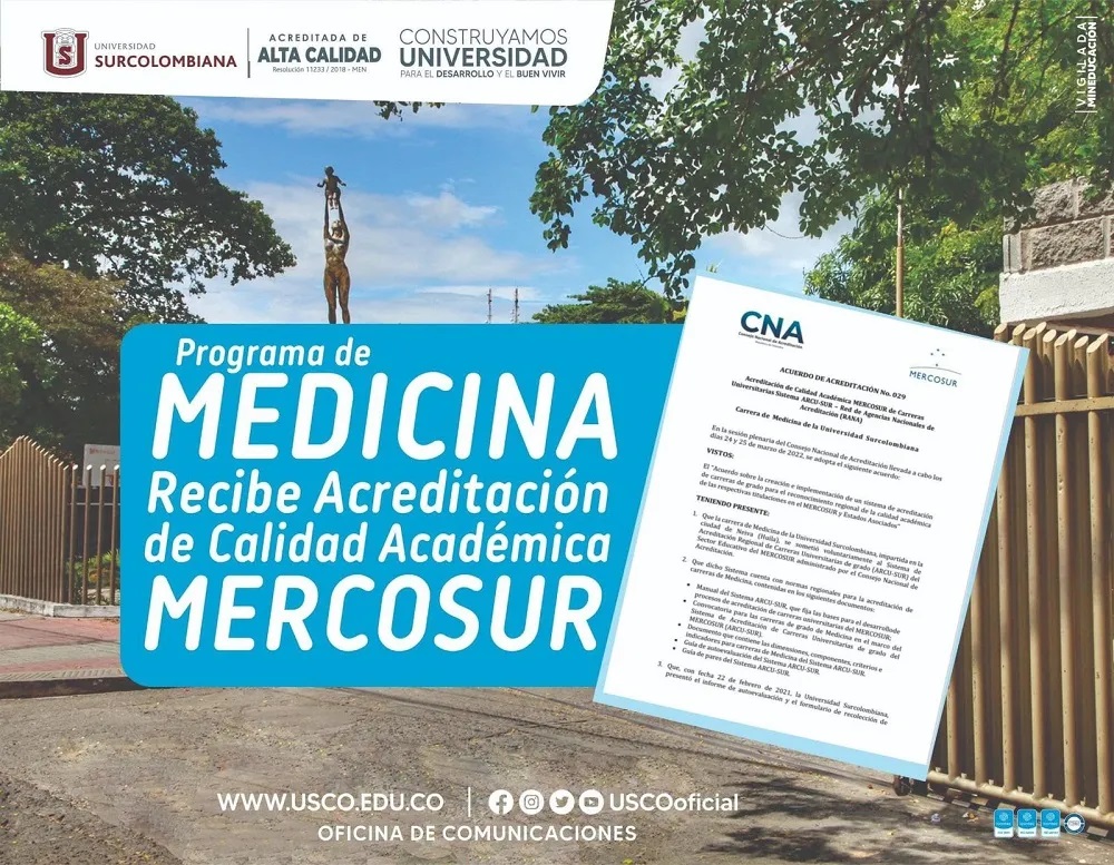 Medicina, de la USCO, recibe acreditación internacional - Uscoenlinea
